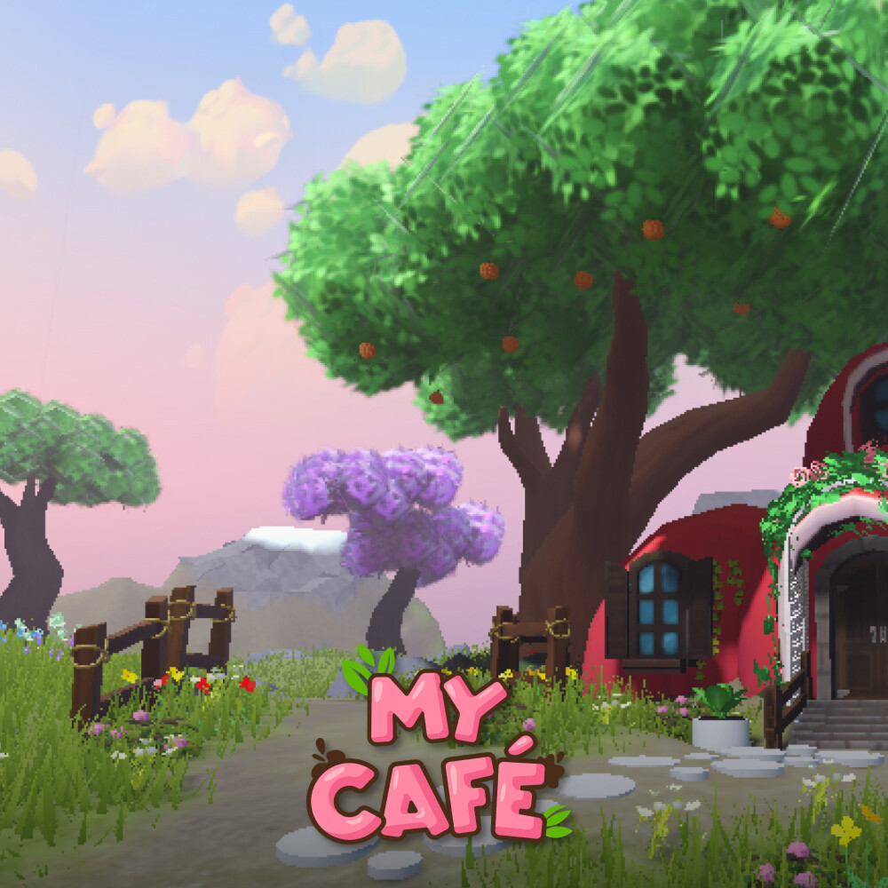 ArtStation - My Café - Roblox Environment