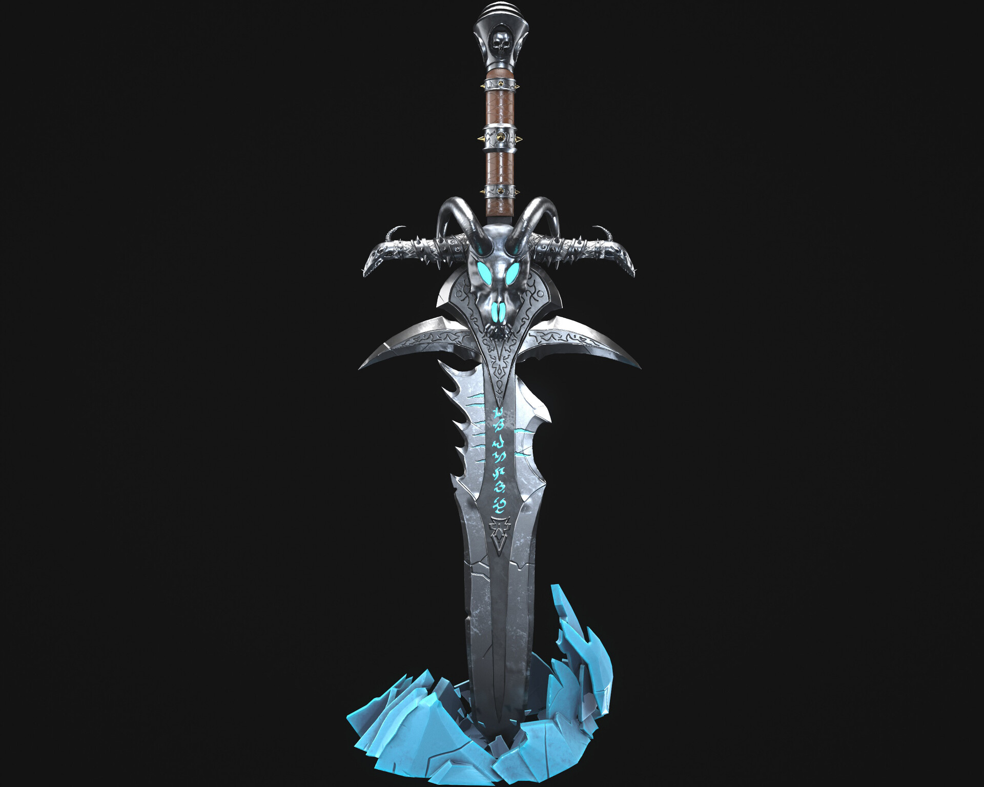 ArtStation - Frostmourne Sword (Lich King)