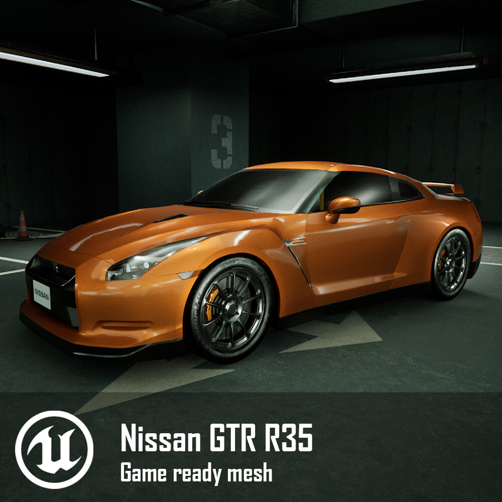 ArtStation - Nissan GTR R35