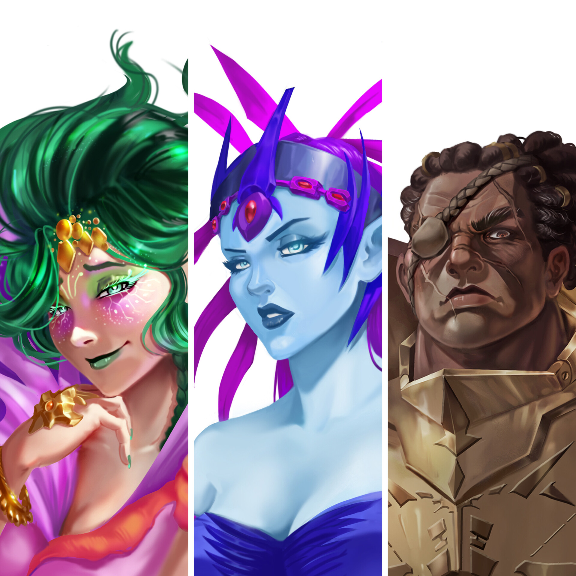 ArtStation - Retratos - Guia de NPCs - Jambô Editora