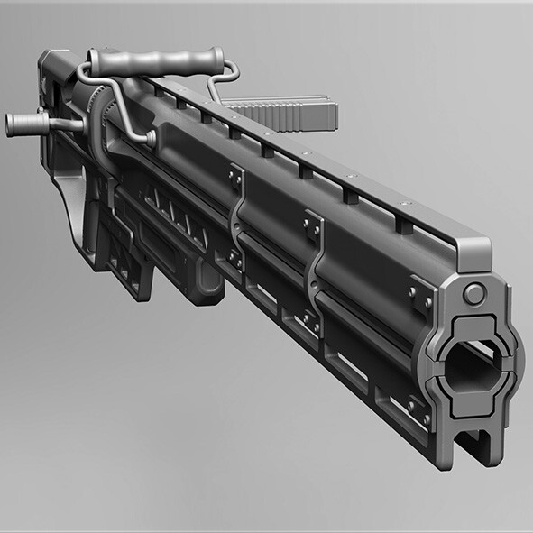 ArtStation - Rail Gun