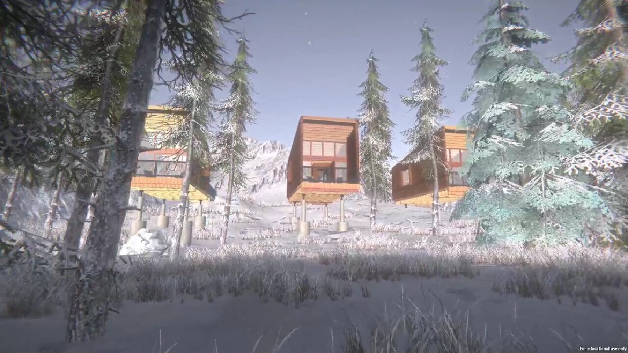 ArtStation - Snow Render Arquitectónico