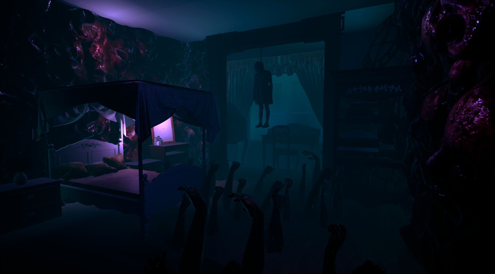 ArtStation - Light and Shadows- Horror Room