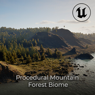 ArtStation - Procedural Mountain Forest Biome