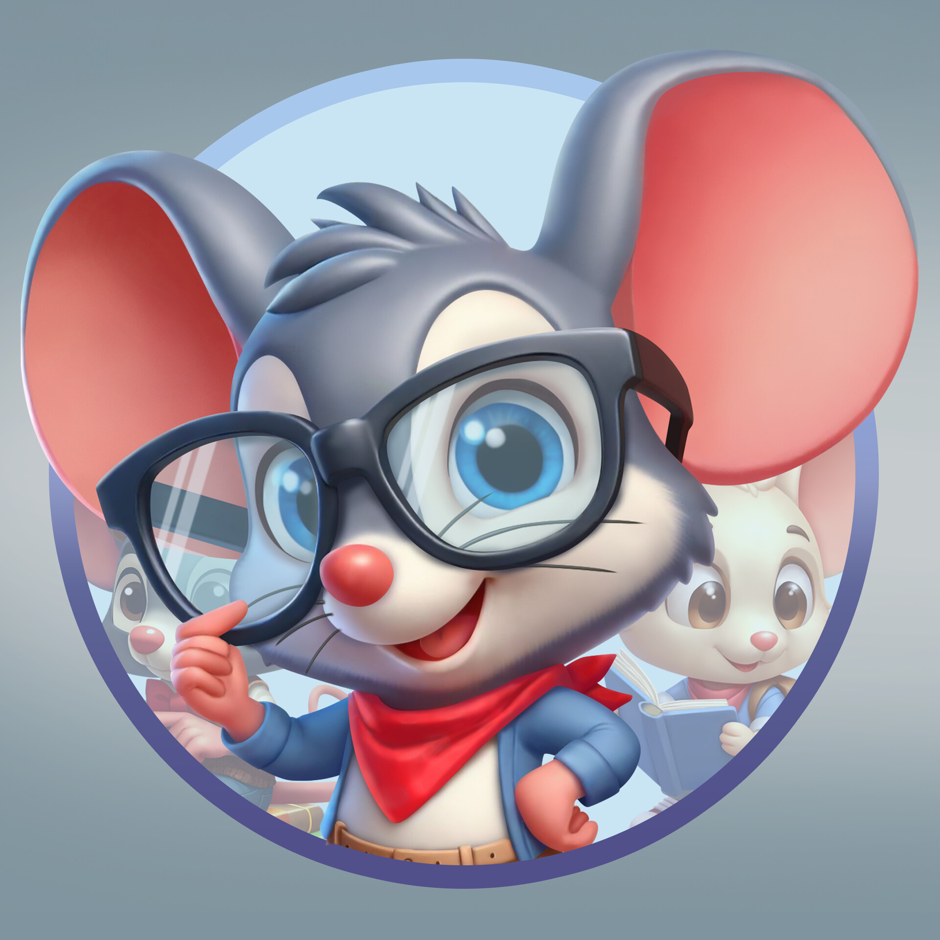 ArtStation - Little mice friends