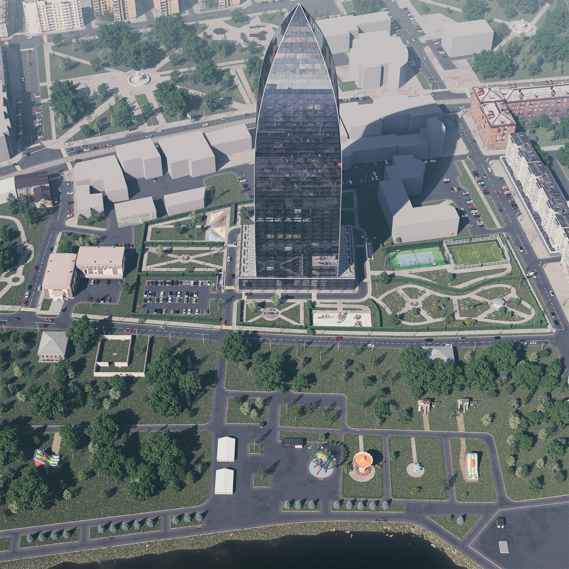 ArtStation - High-rise building