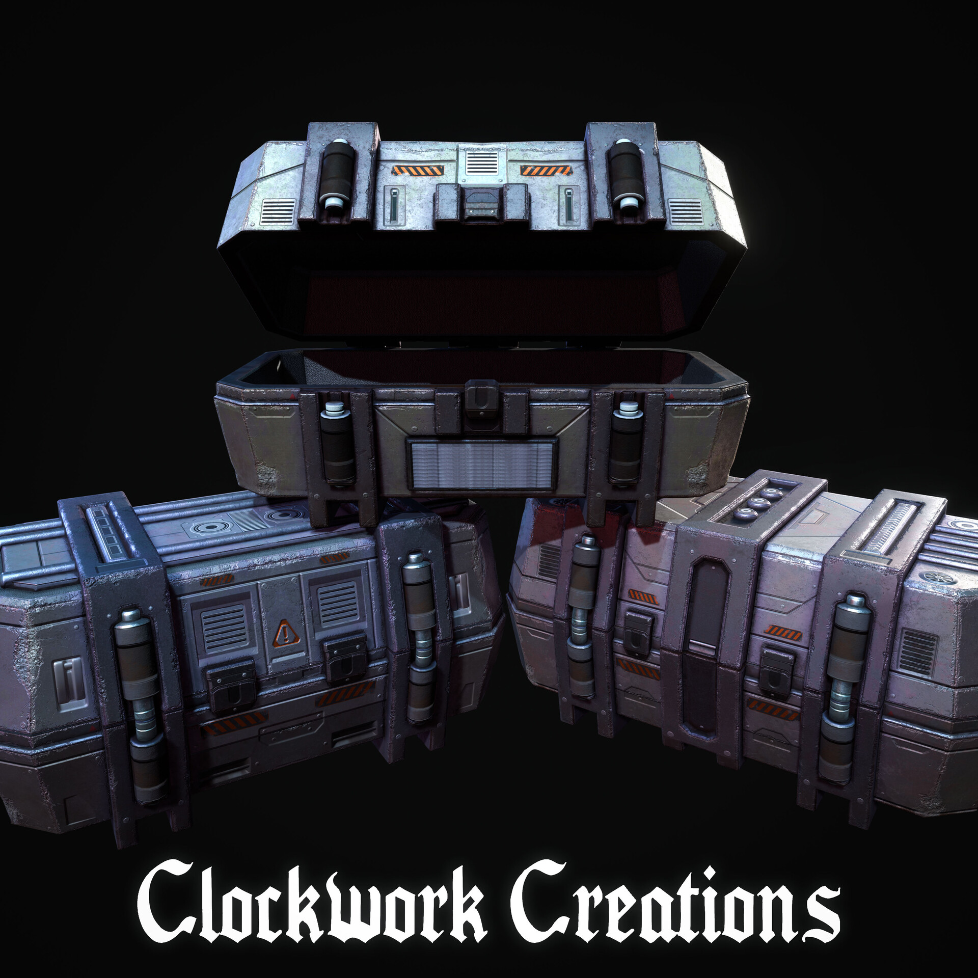 ArtStation - SCI-FI Crates