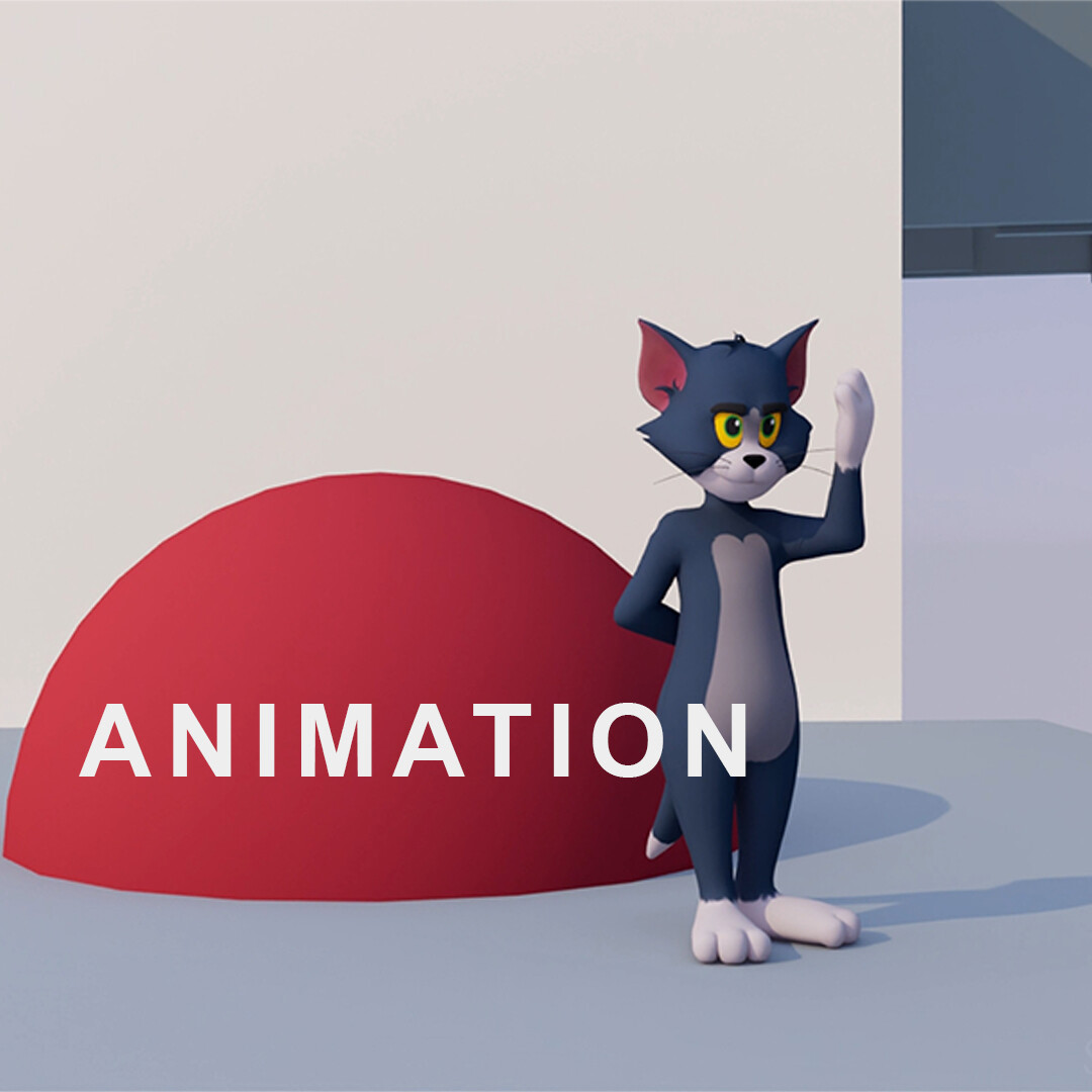 ArtStation - Dude chases Tom | Animated Scene