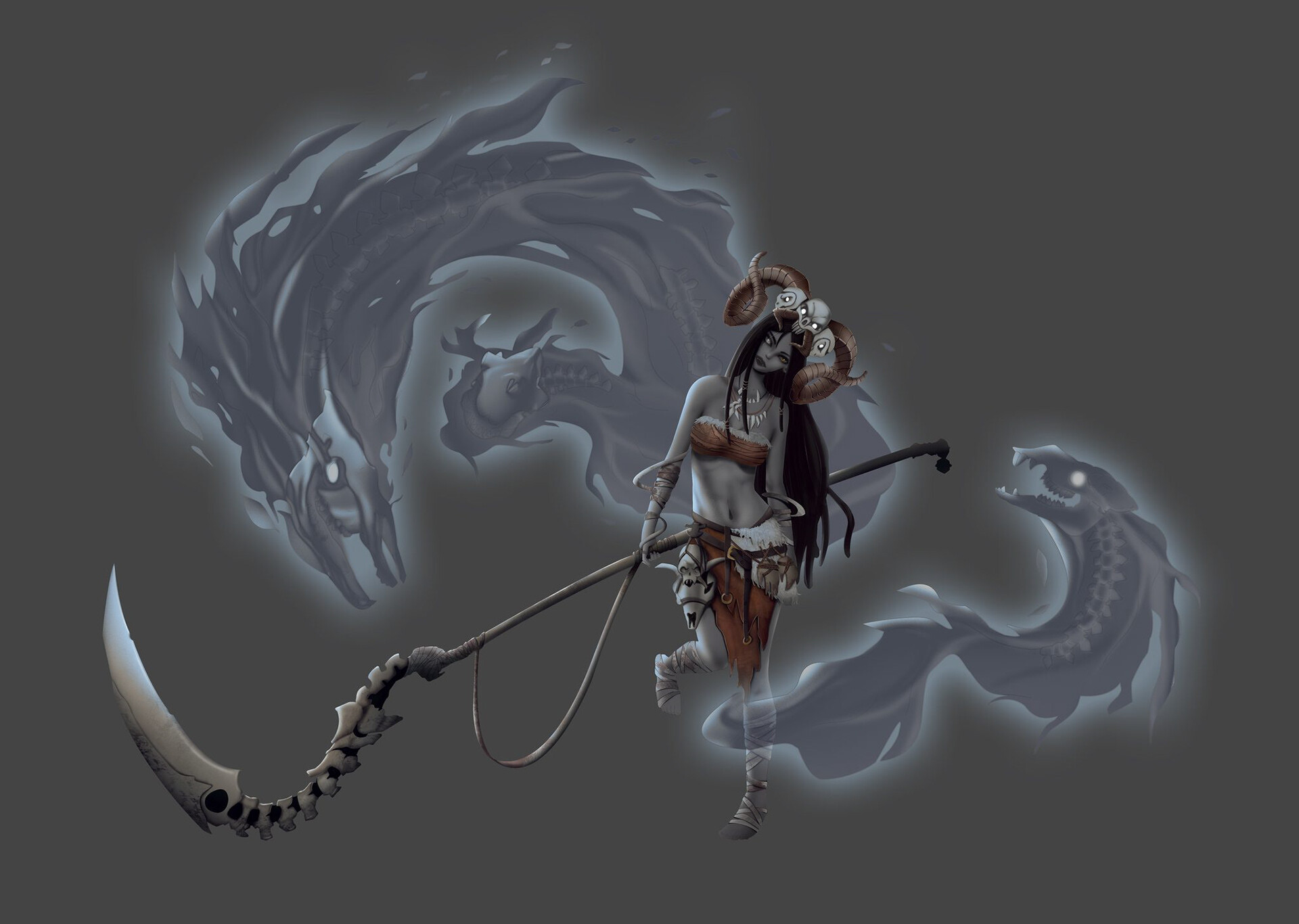 ArtStation - Hell Lady - Concept Character