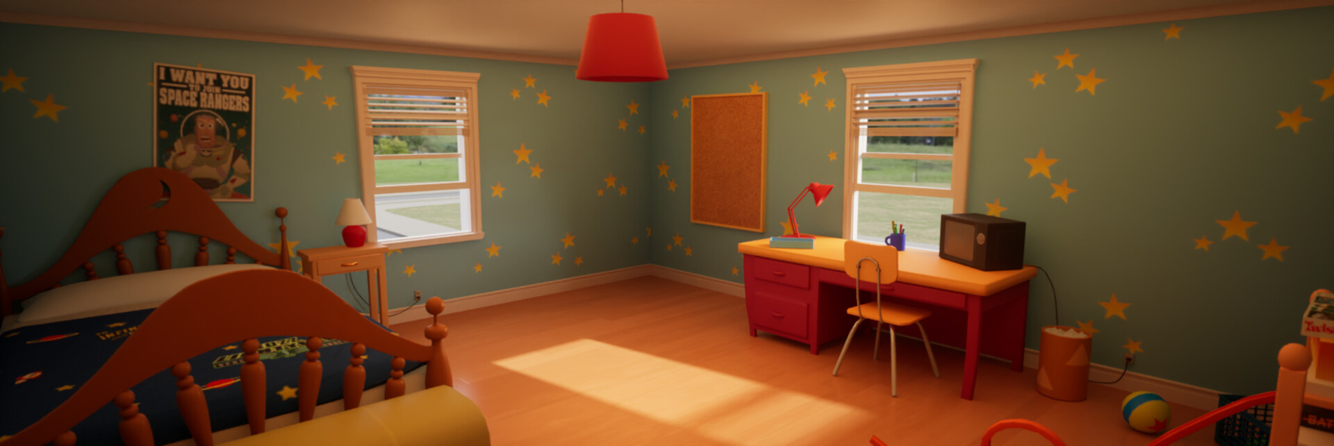 ArtStation - Toy Story 2: Andy's Room