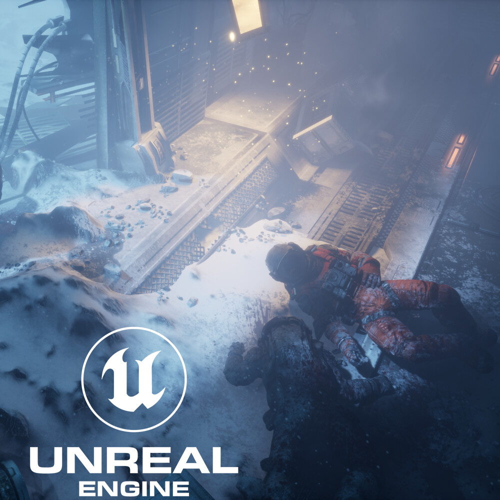 ArtStation - UE5-snow environment