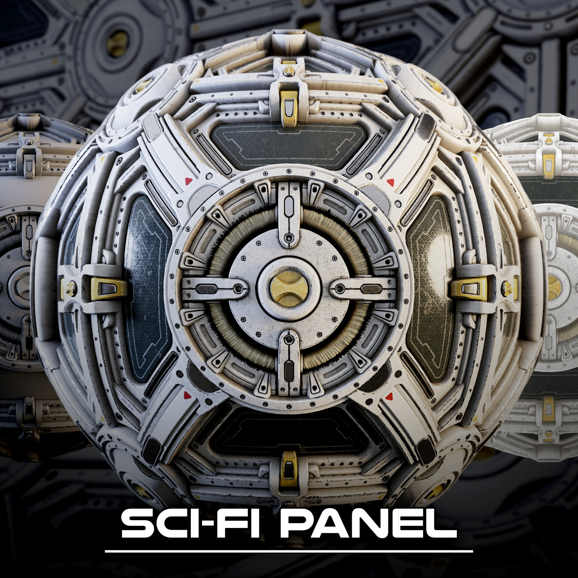 ArtStation - Sci-Fi Panel - Substance Designer