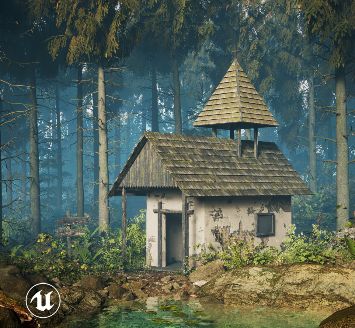 ArtStation - Forest Chapel