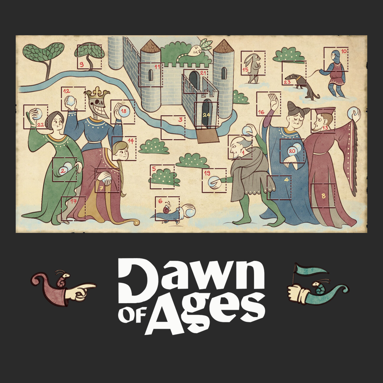 ArtStation - DoA - Advent Calendar & Event Banners