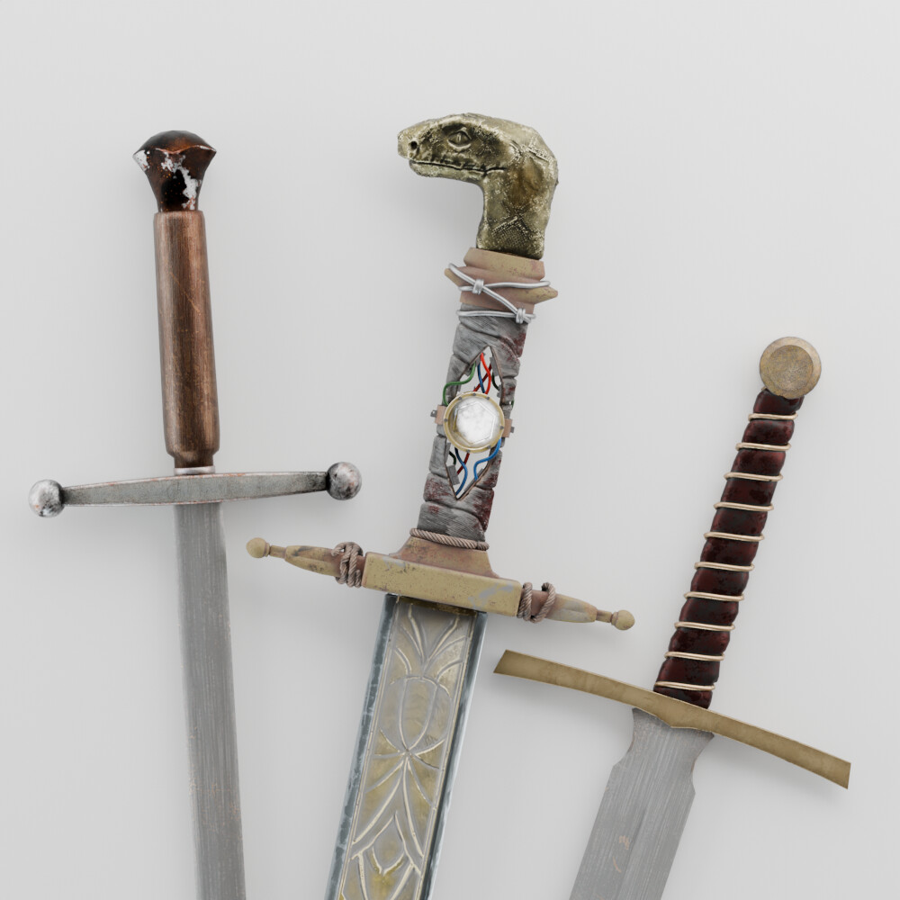 ArtStation - Modification custom swords