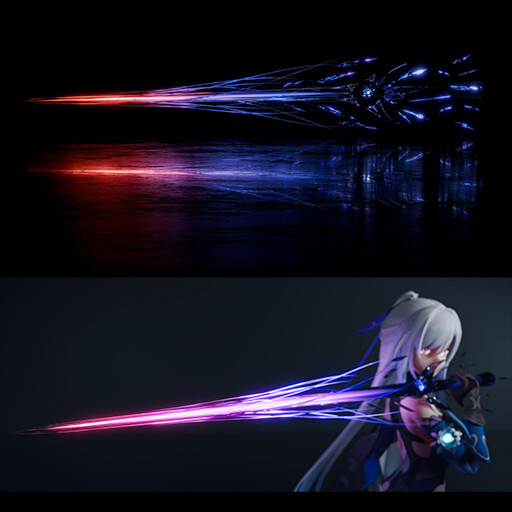 ArtStation - Hongkai Star Rail JingLiu + Original Weapon