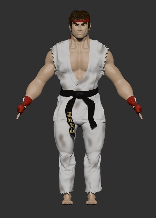 ArtStation - Ryu Character Model