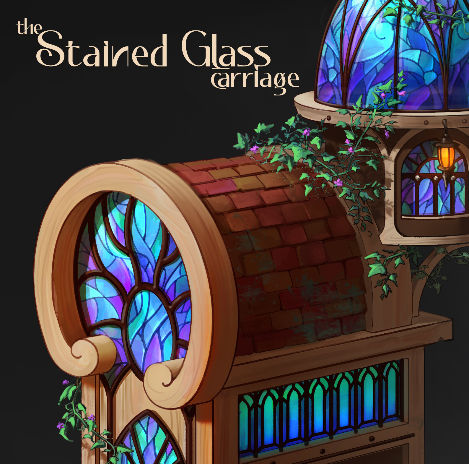 ArtStation - The Stained Glass Carriage concept