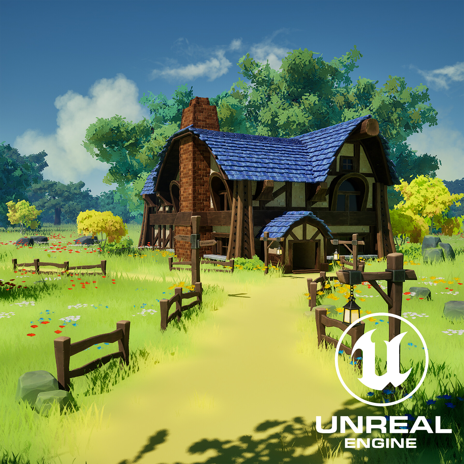 ArtStation - World Of Warcraft | Elwynn Forest, Goldshire | Lion's ...