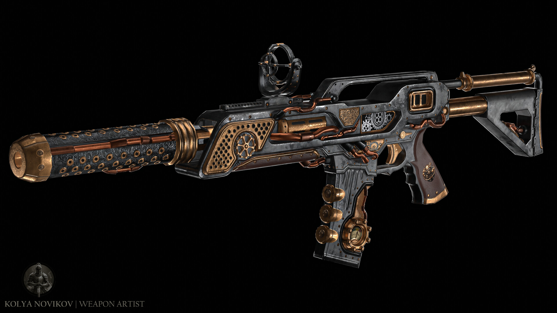 ArtStation - Steampunk Rifle