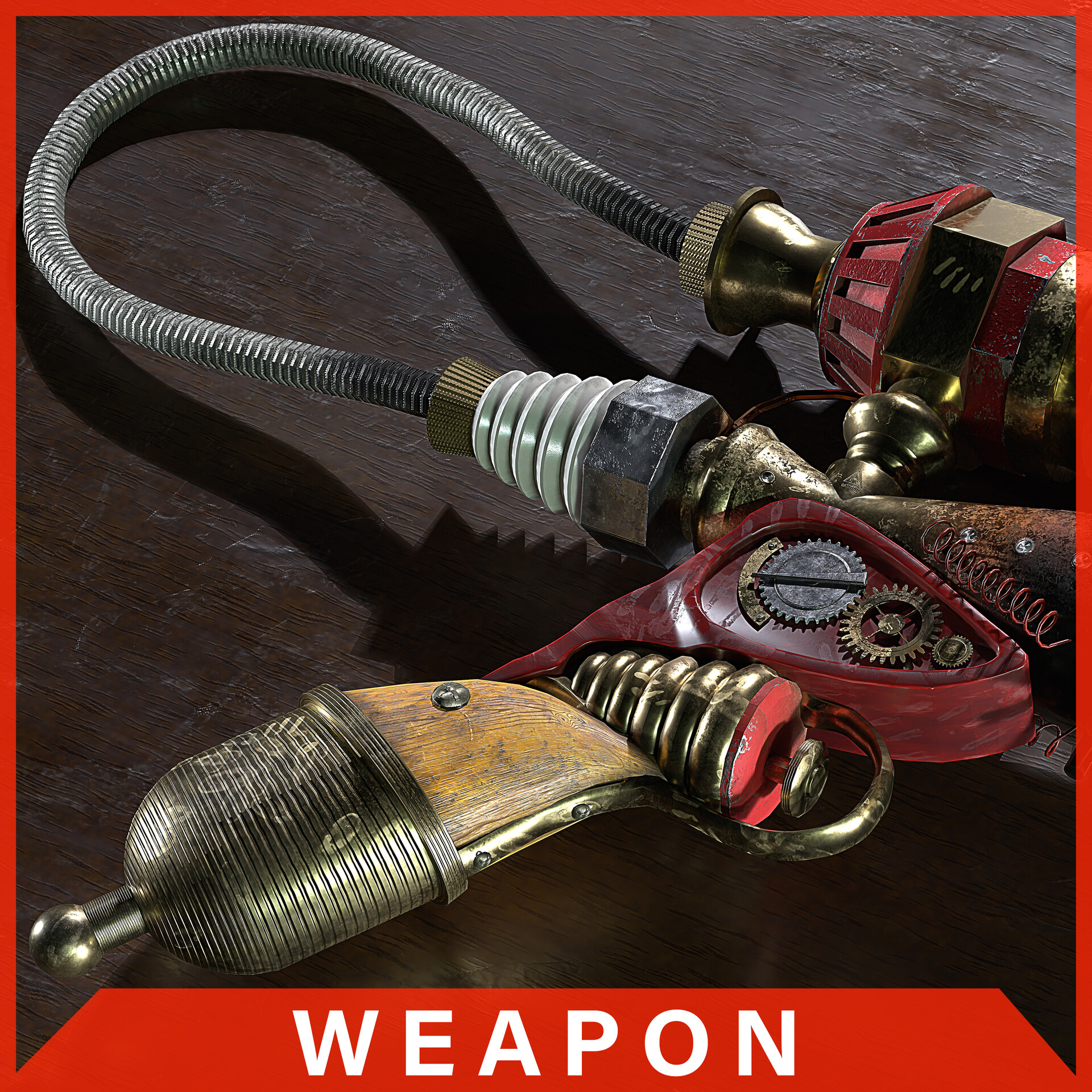 ArtStation - STEAMPUNK WEAPON