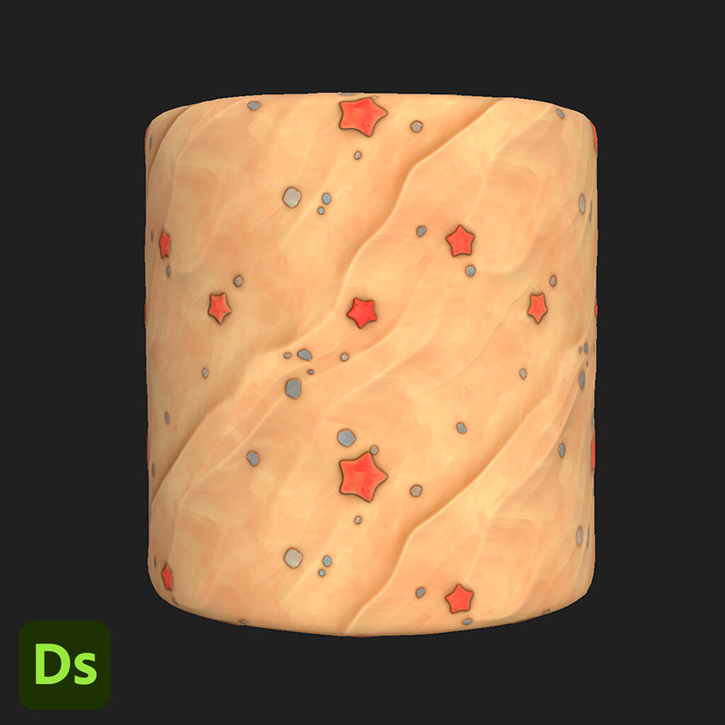 ArtStation - Stylized Sand Material-Substance Designer