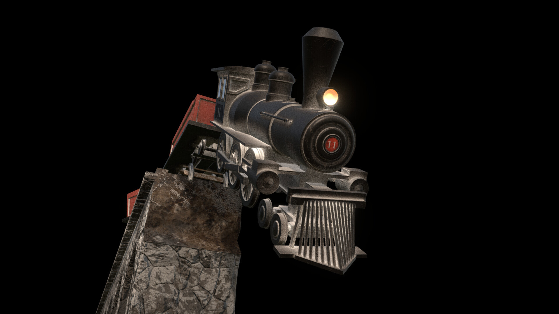 ArtStation - Train Crash Diorama