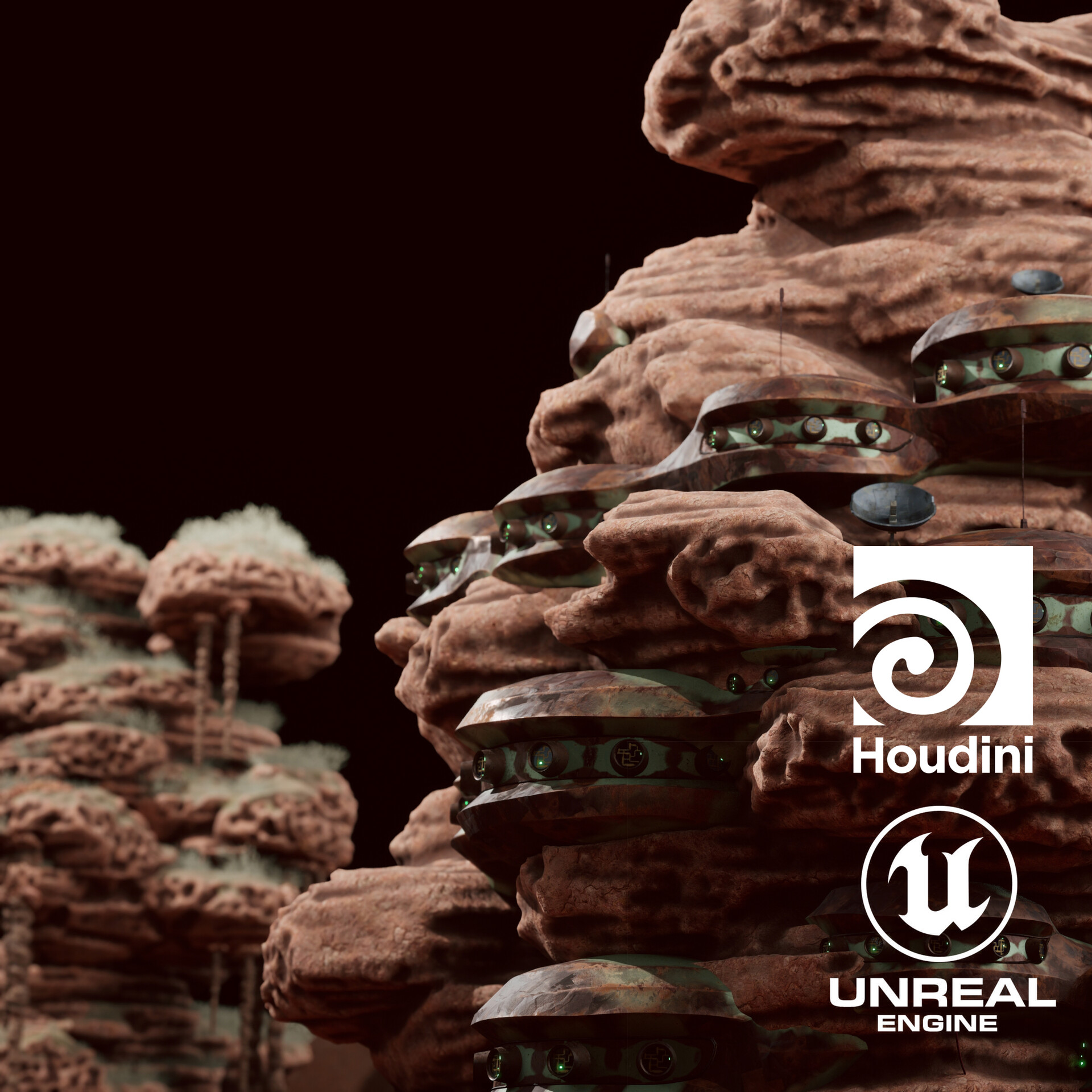 ArtStation - Procedural Sci-fi Desert Environment - Metaverse Inception V2.0 Webinar