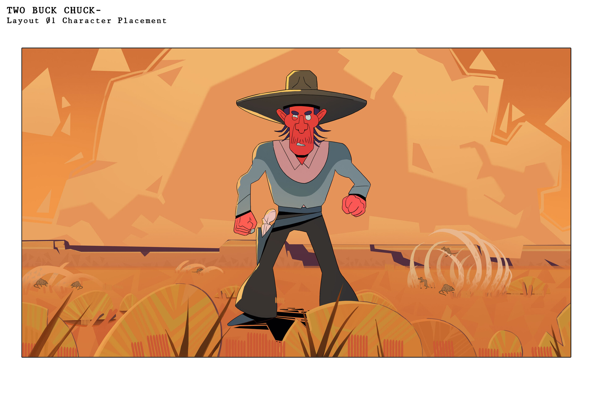 ArtStation - Two Buck Chuck- Main Characters Design