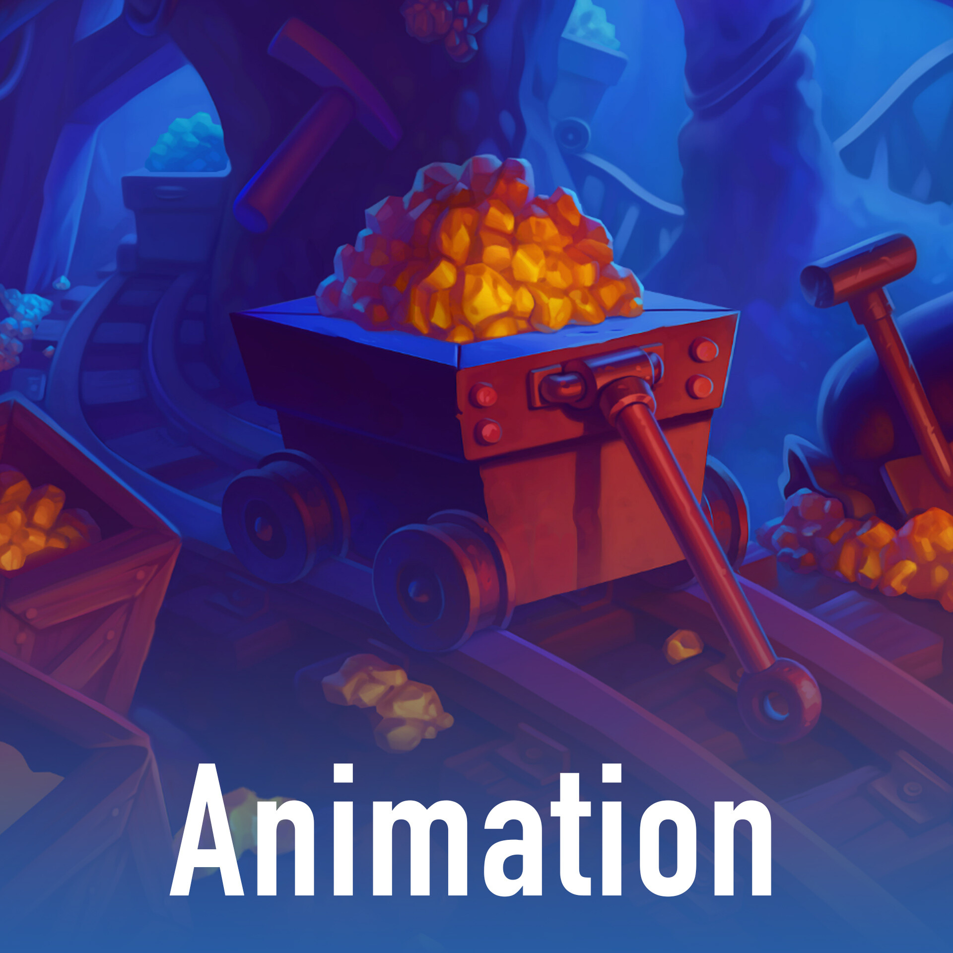 ArtStation - Diggers slot game elements animation. Spine2d