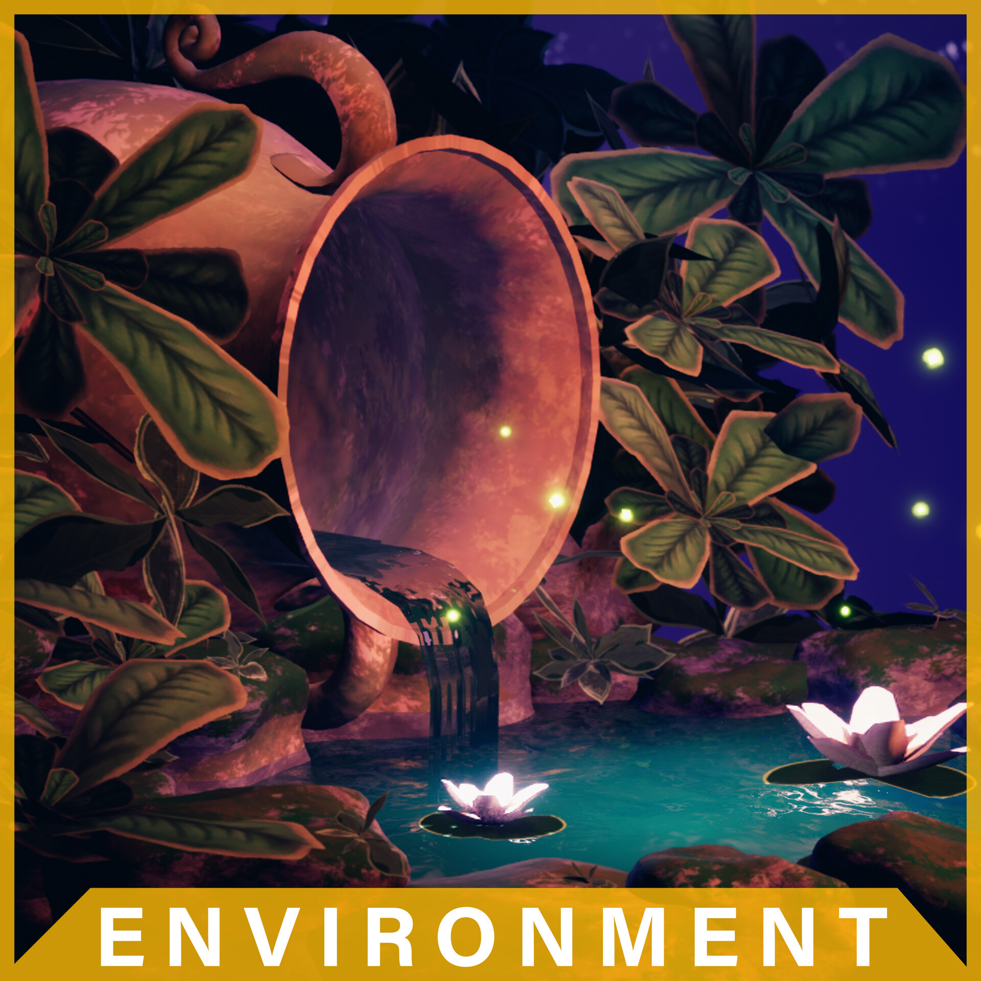 ArtStation - STYLIZED POND