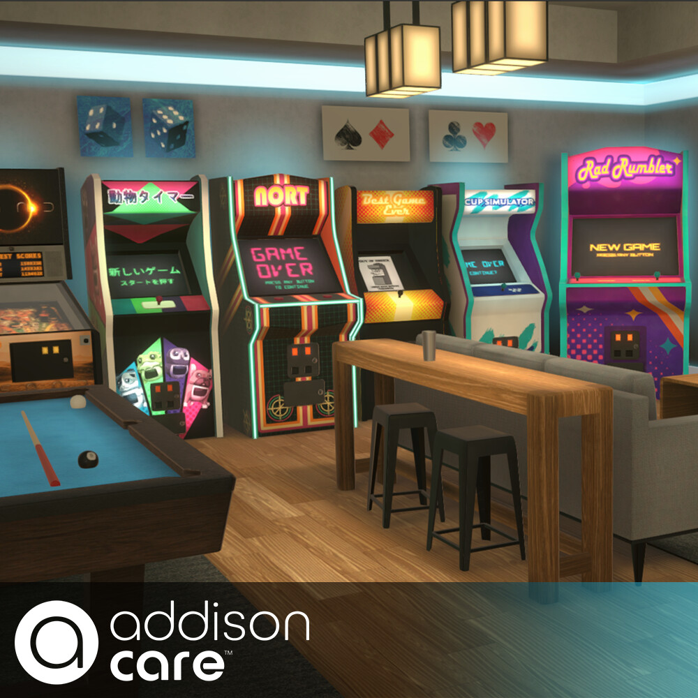 ArtStation - Addison Care - Arcade Environment