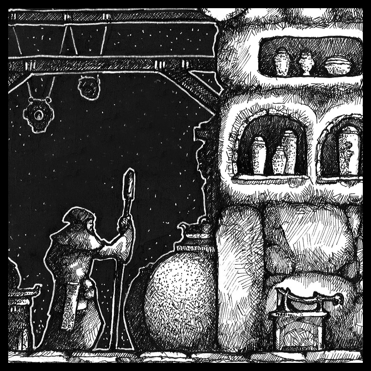 ArtStation - Nordic crypt in Skyrim