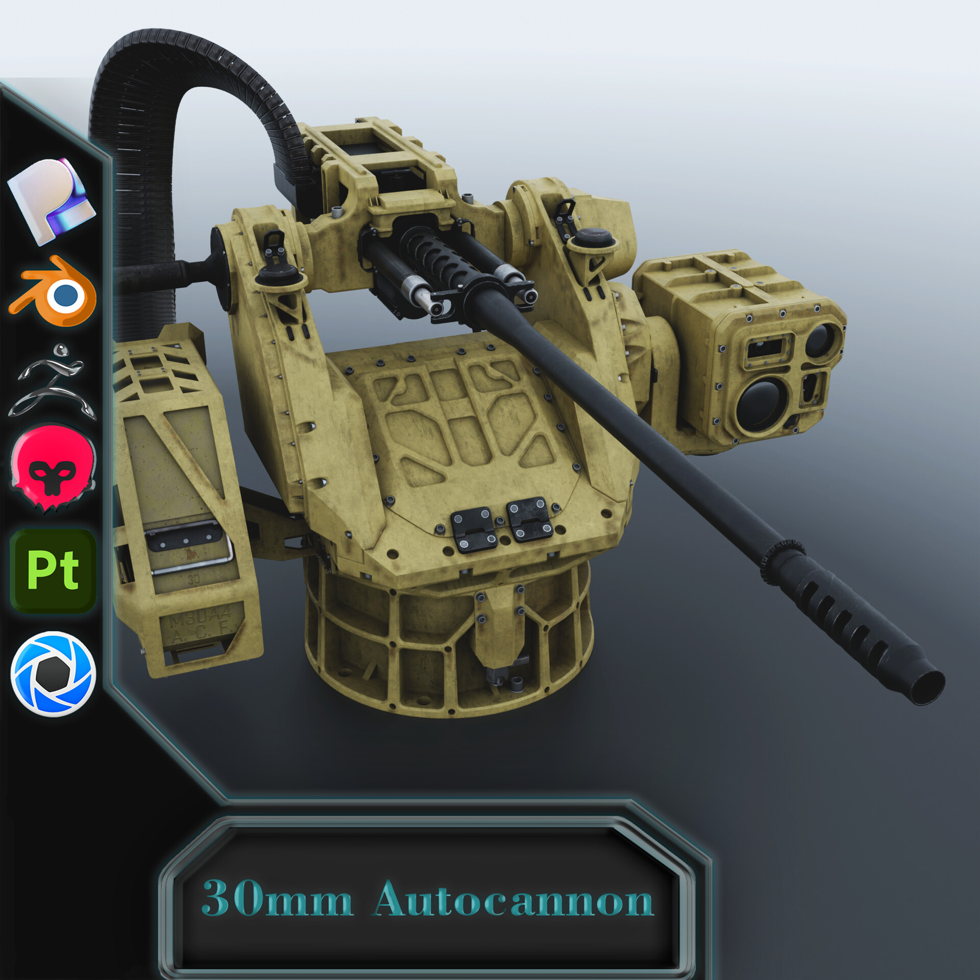 ArtStation - 30mm Autocannon