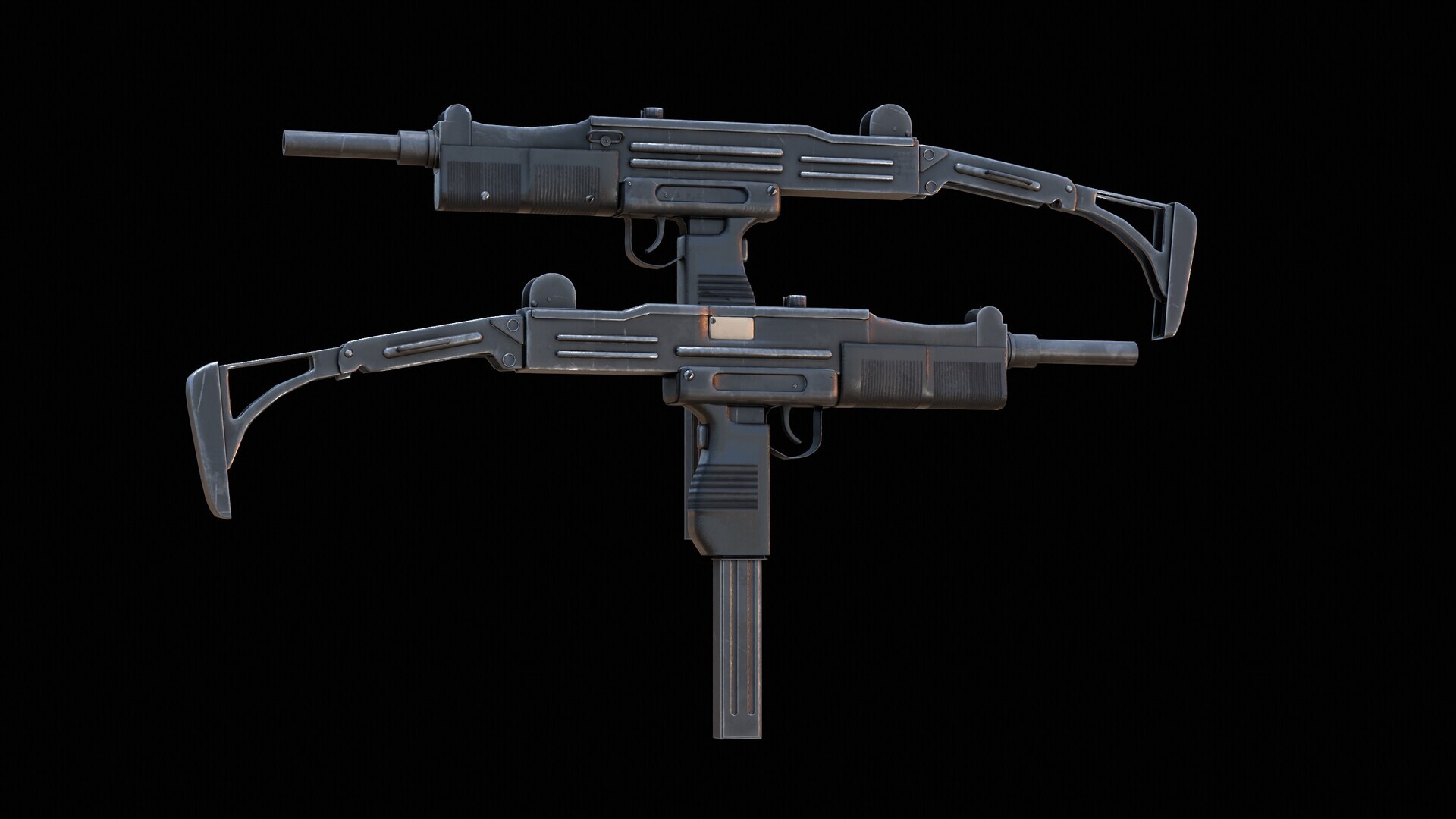 ArtStation - "UZI SMG Weapon"