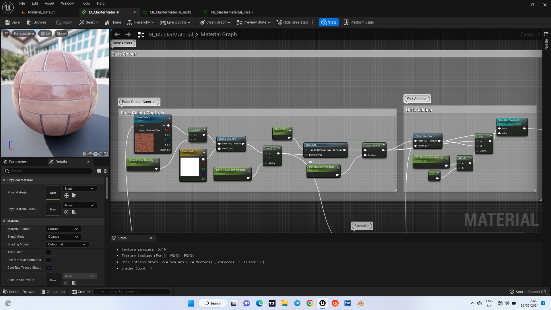 ArtStation - Master Material Node Setup