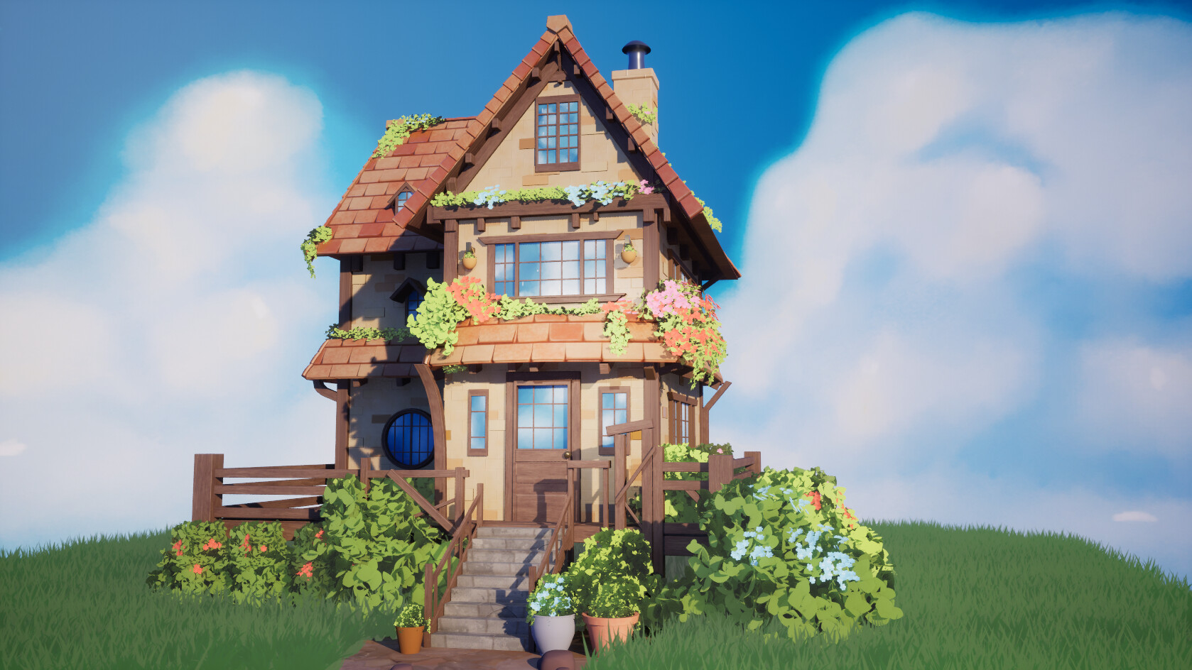 ArtStation - Garden Cottage