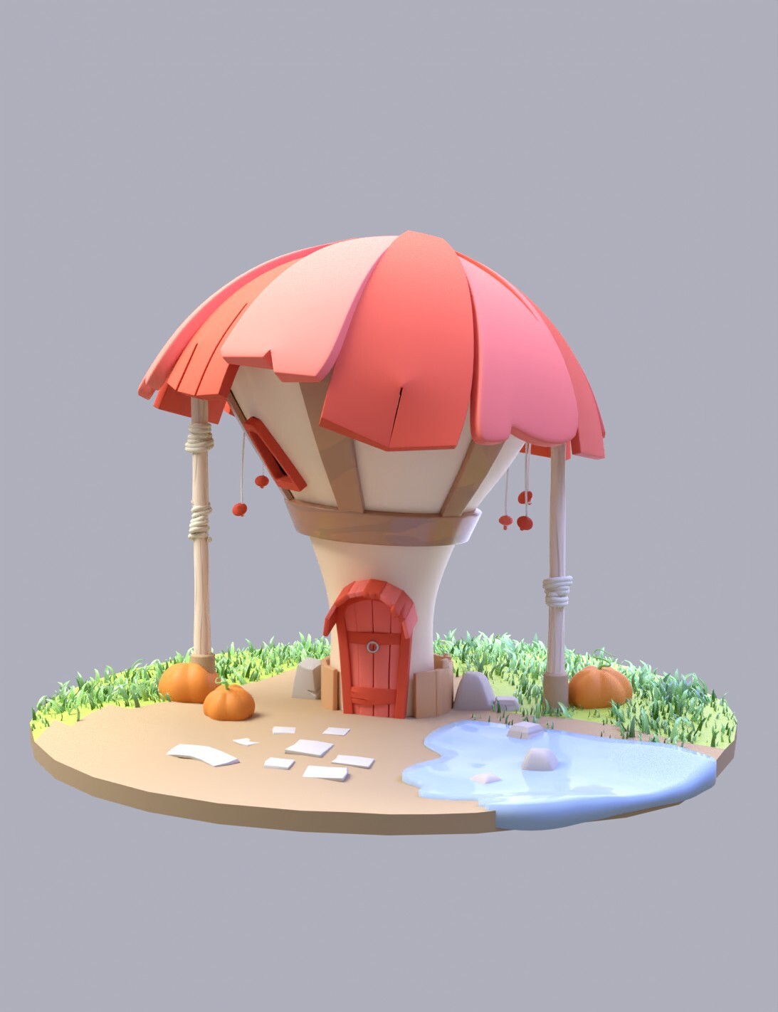 ArtStation - Mushroom House