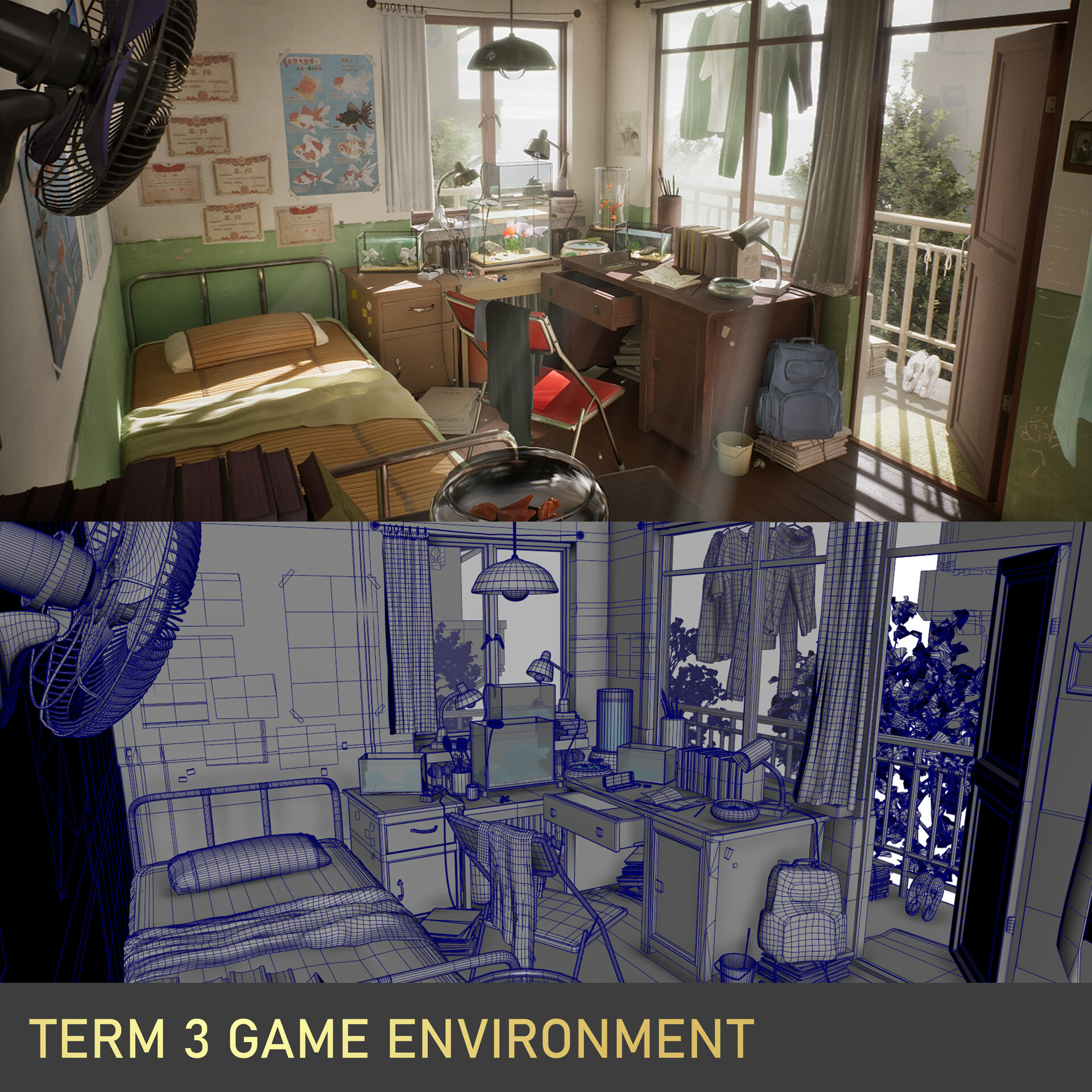 ArtStation - Chinese inspired room Game Environment