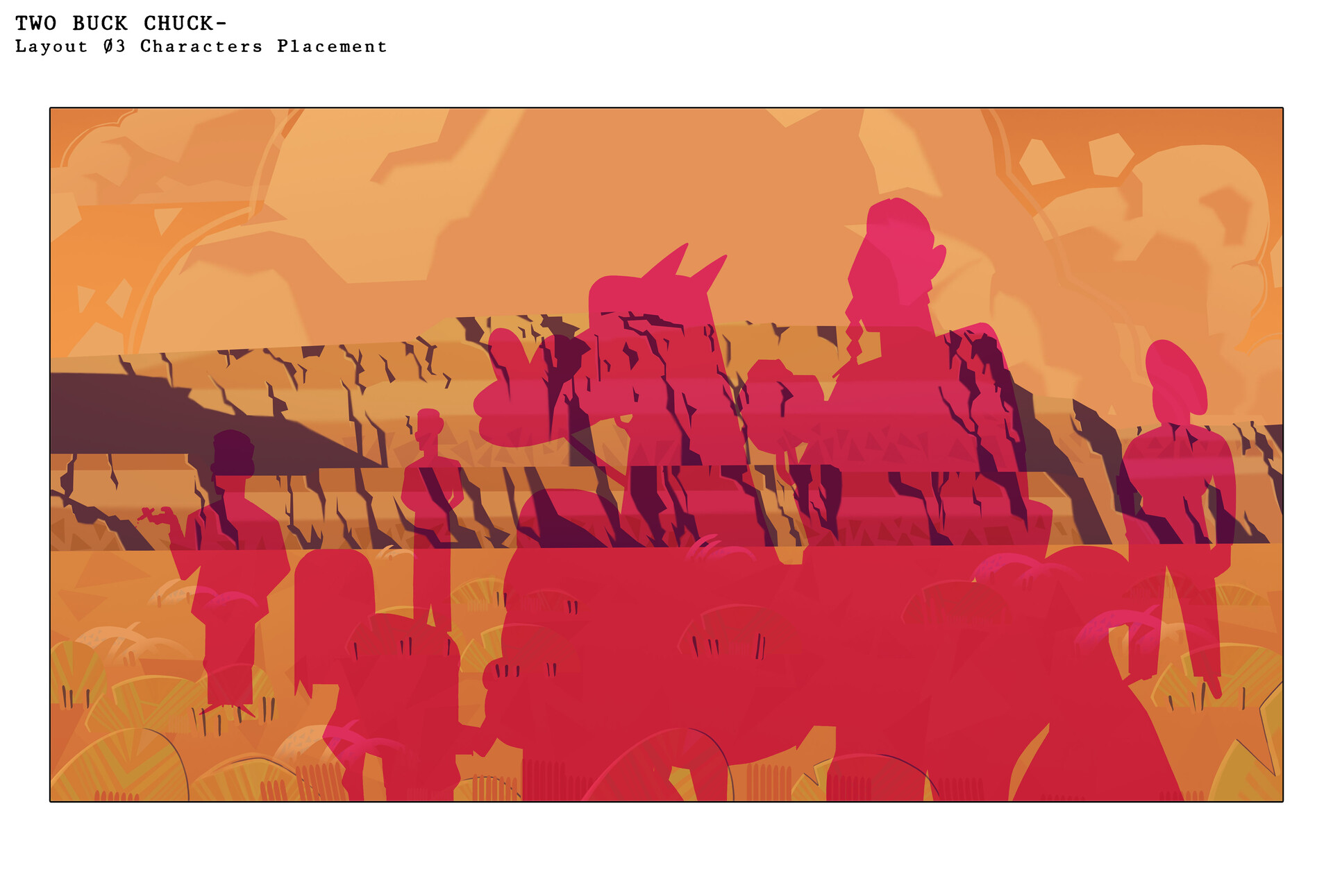 ArtStation - Two Buck Chuck- Side Characters Design