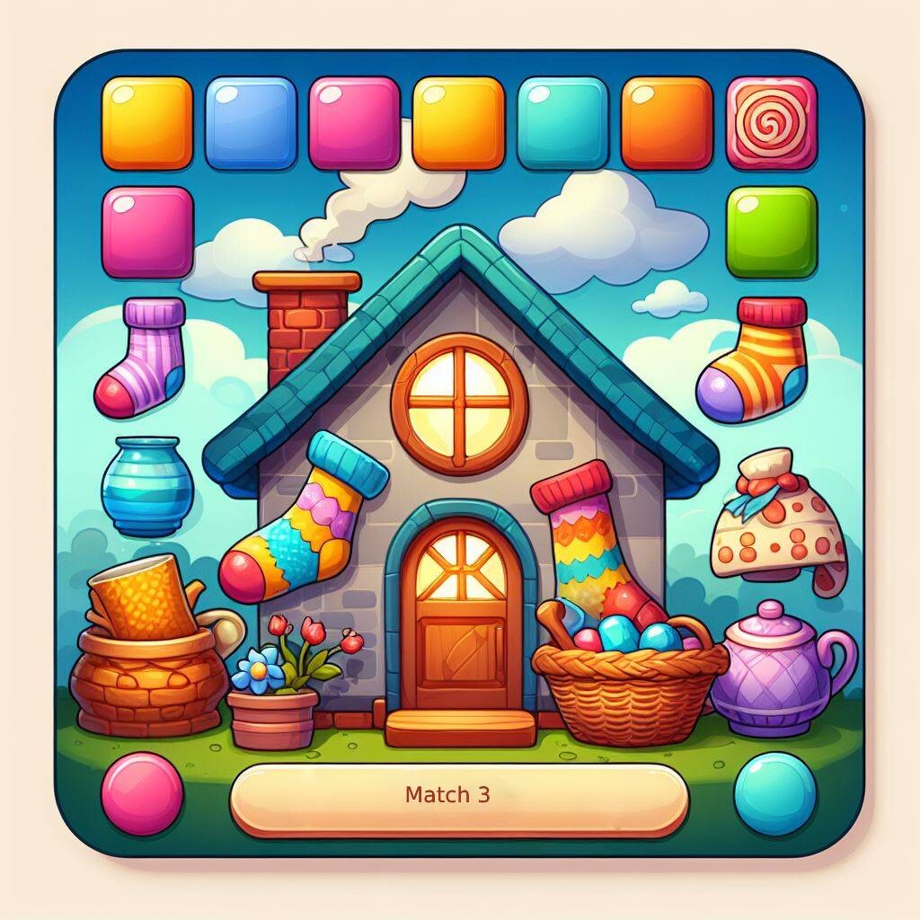 ArtStation - Match 3 level design