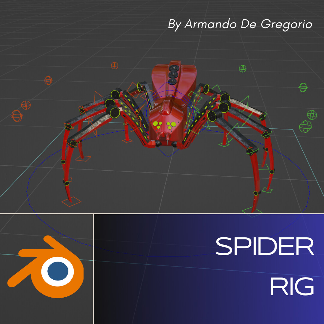 ArtStation - Spider RIG