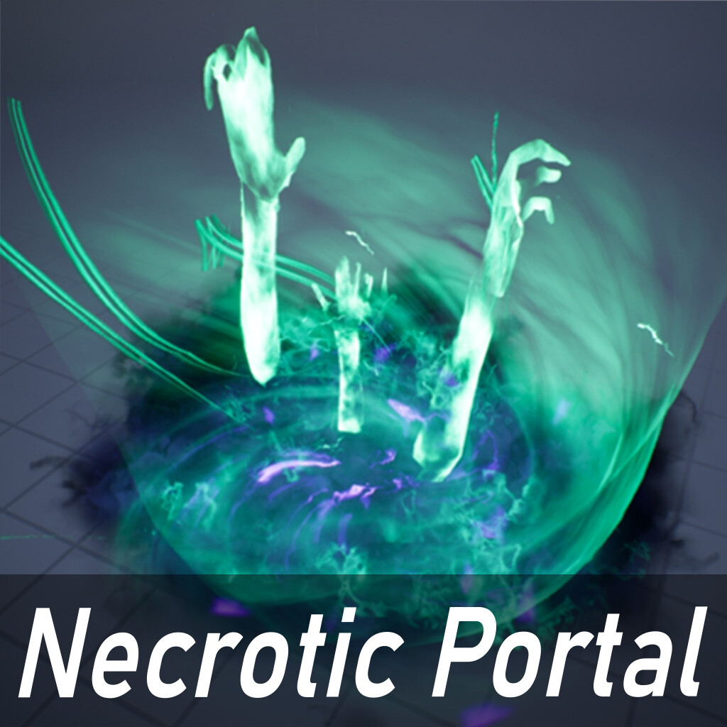 ArtStation - Necrotic Portal Sequence VFX