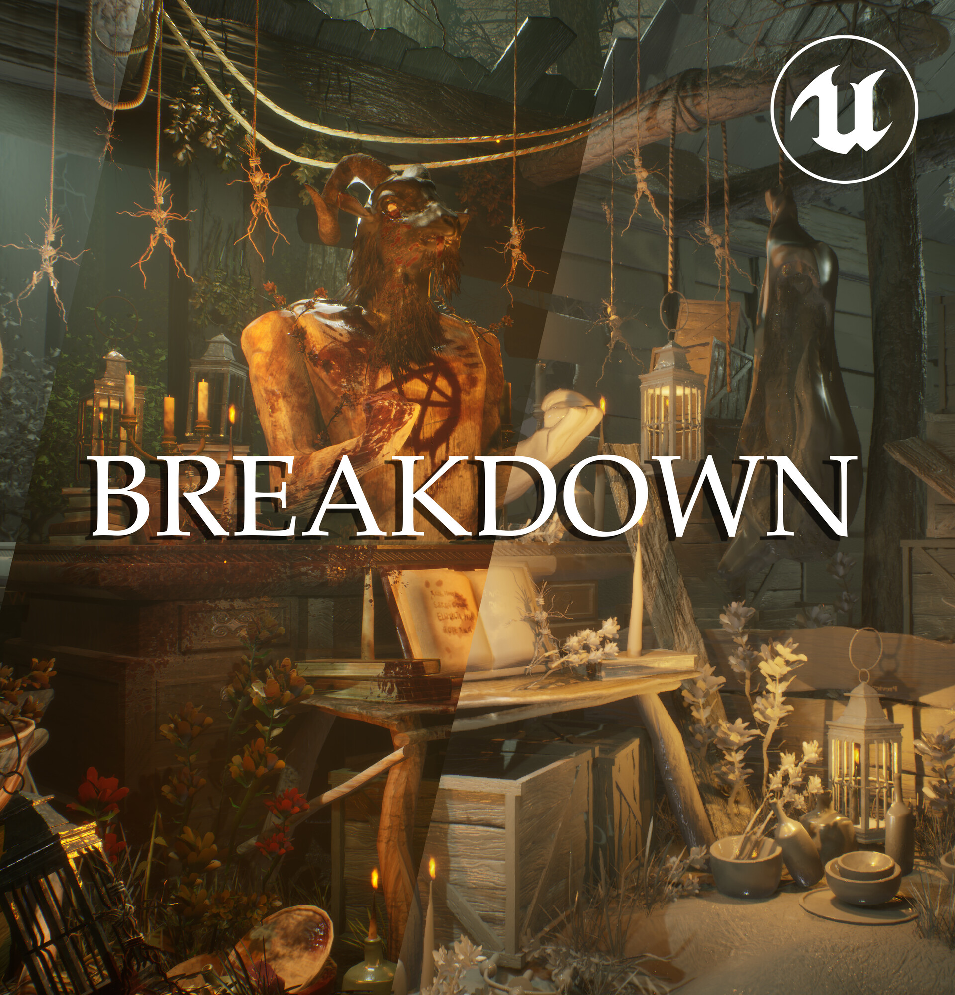 ArtStation - Dark Forest Ritual - Breakdown