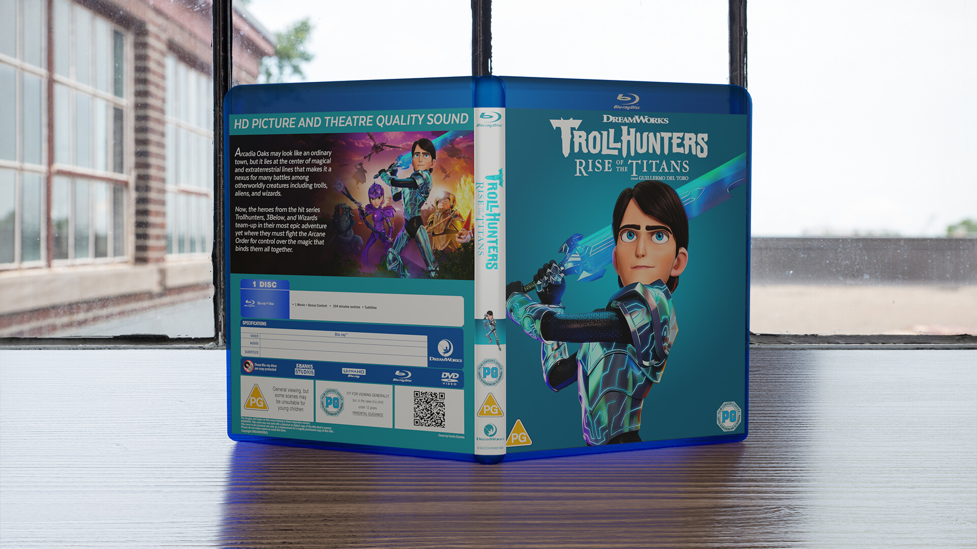 ArtStation - Trollhunters: Rise of the Titans (2021) Custom Blu-ray Cover