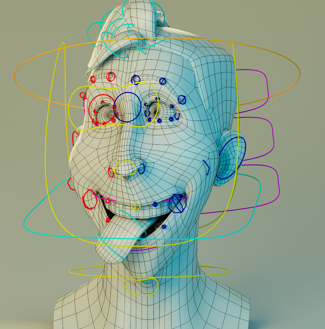 ArtStation - Cartoon Face Rig