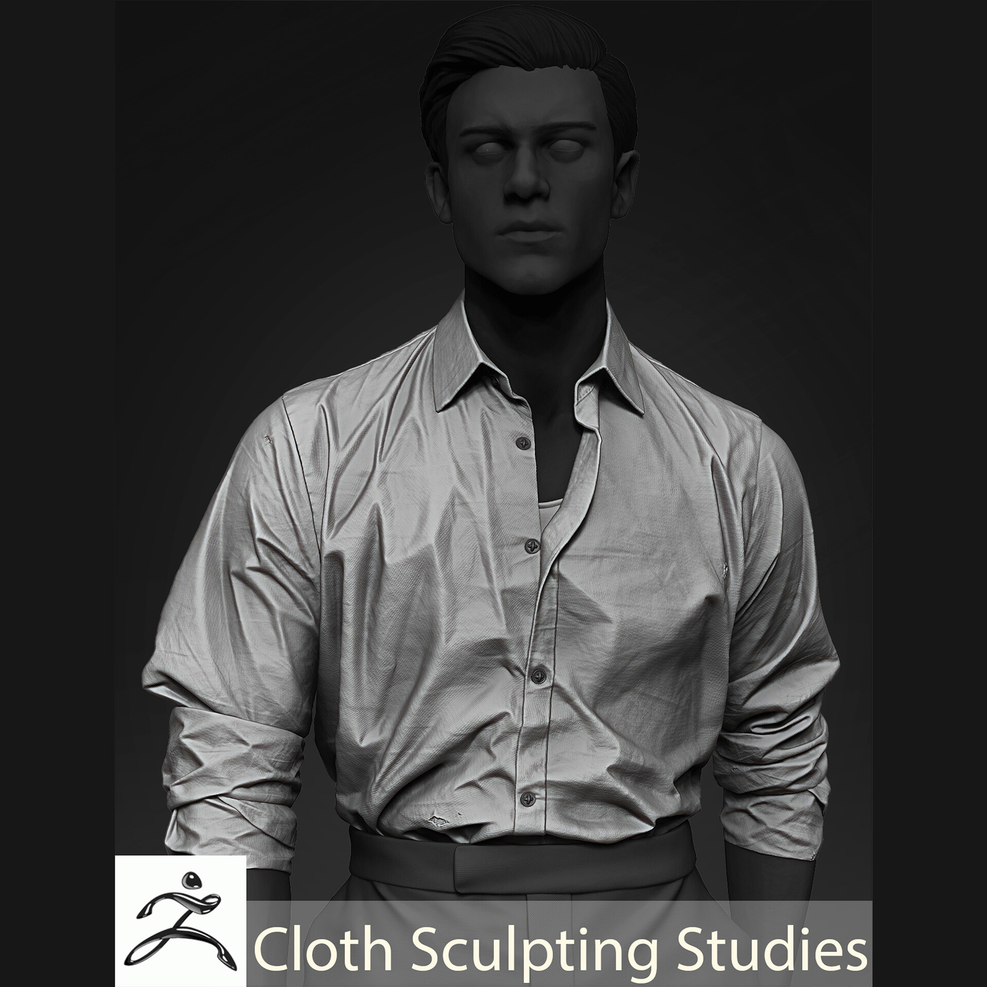 ArtStation - Cloth Sculpting Studies