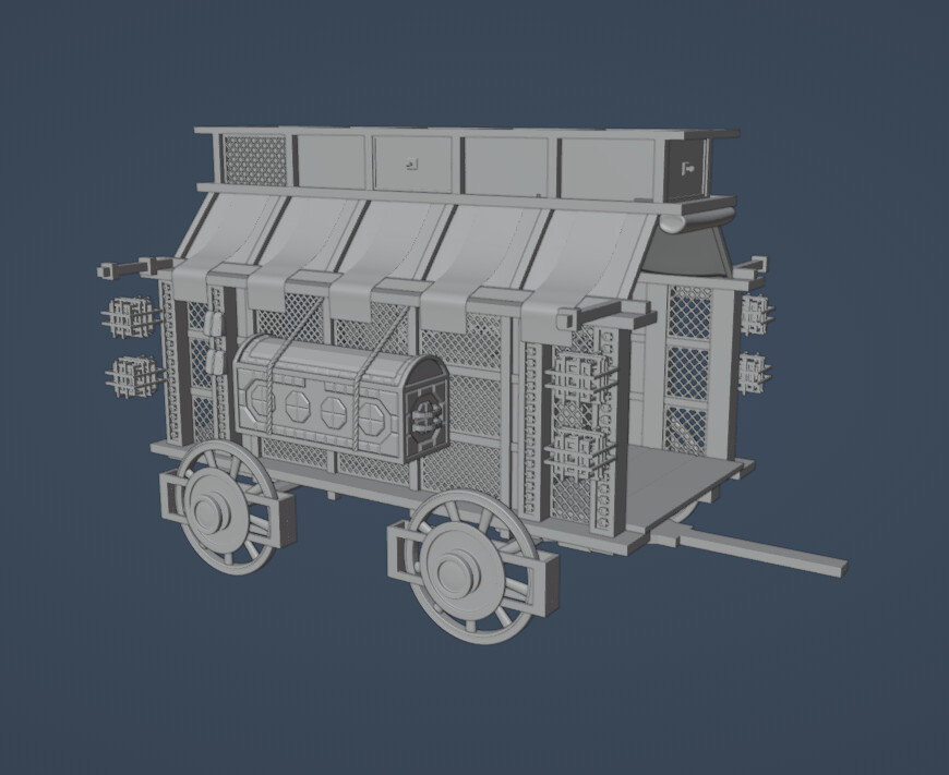 ArtStation - Trader cart