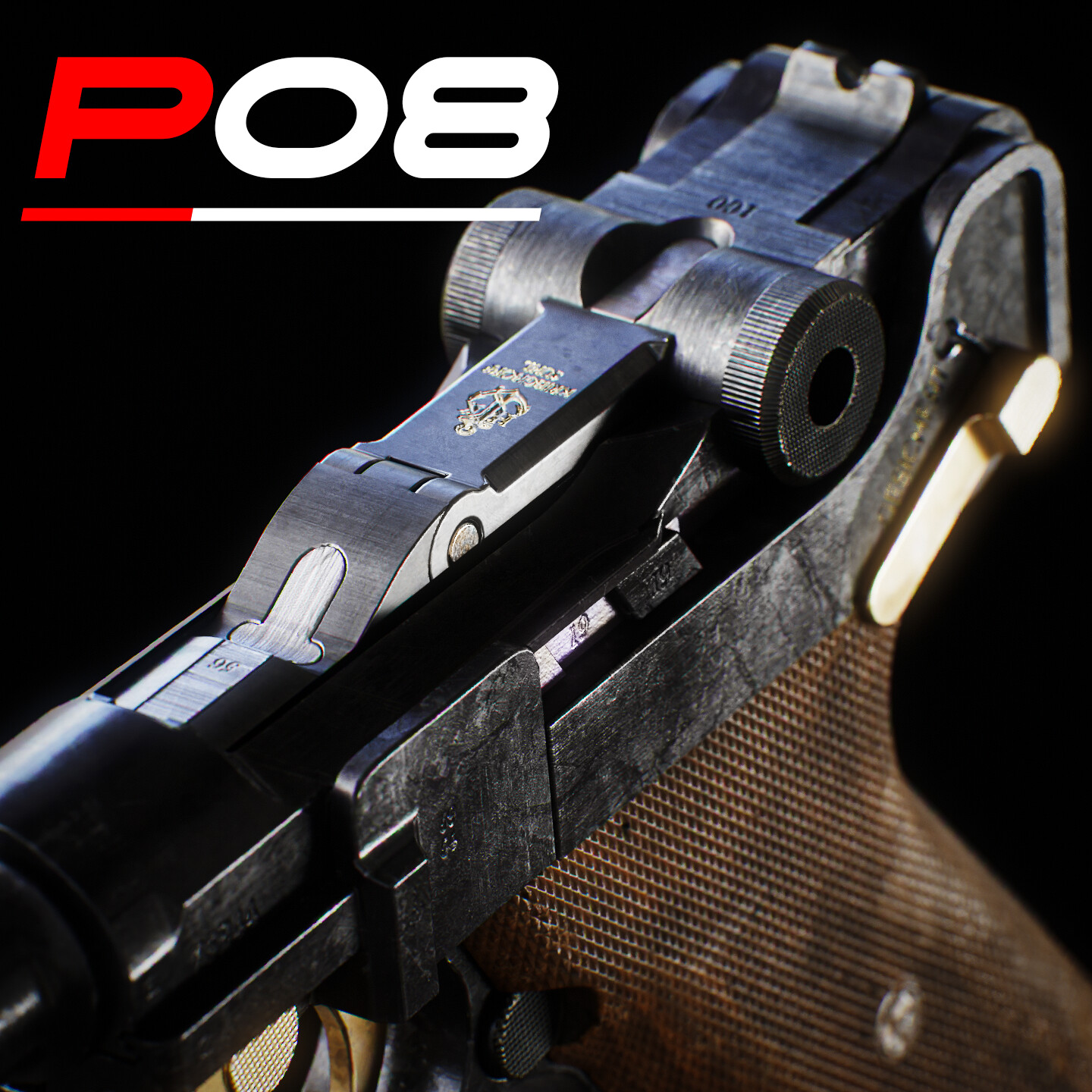 ArtStation - Parabellum - Luger P08 Pistol
