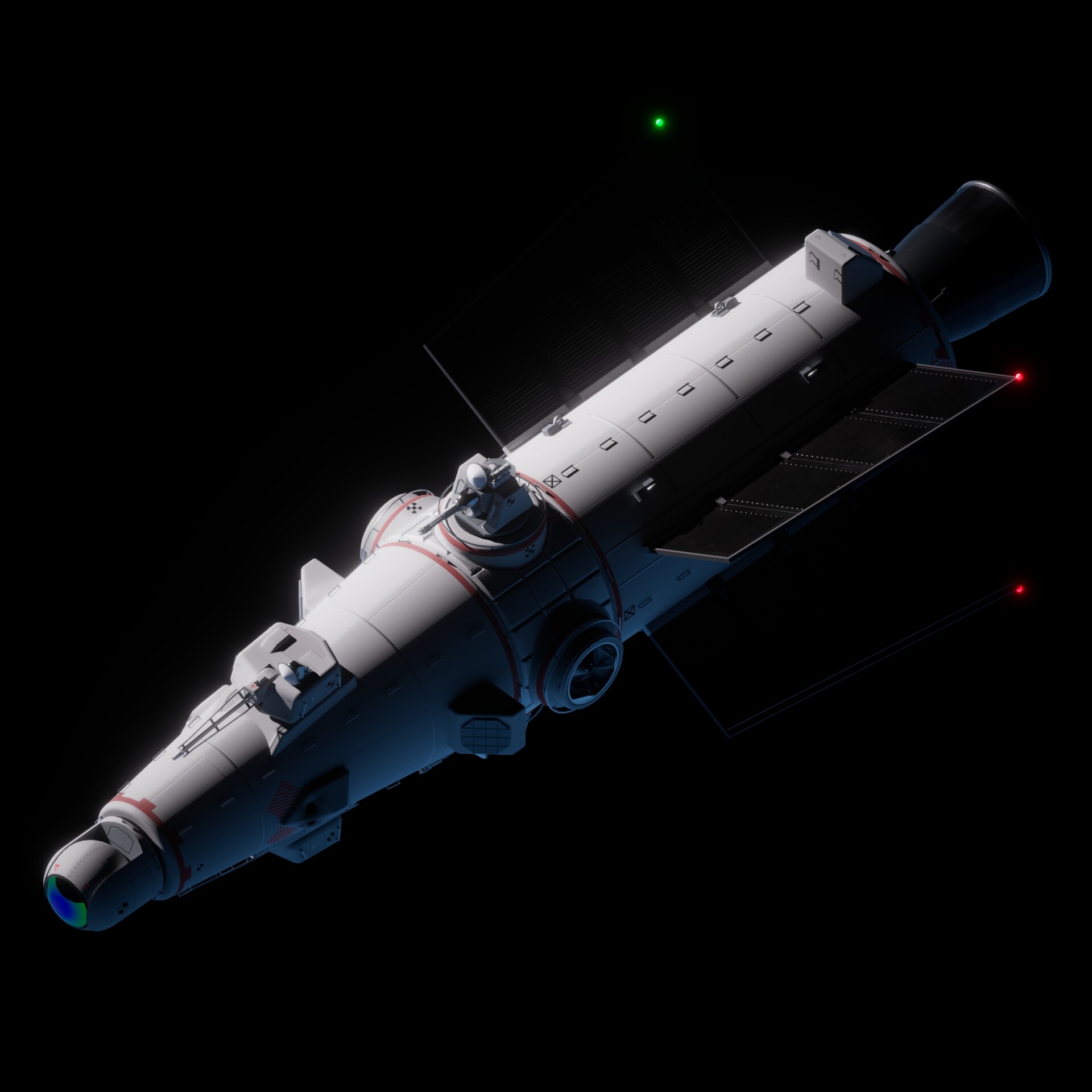 ArtStation - "Type01" Hard Sci-Fi patrol boat